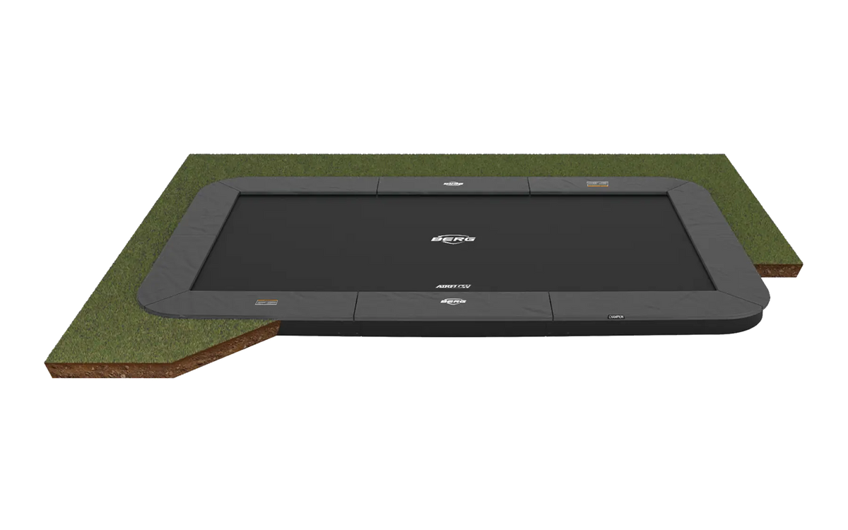 BERG Ultim Champion In-Ground Trampoline | 10'x16' Trampoline