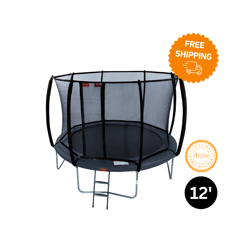 12' Trampoline Round Pro-Line Avyna Above Ground | Trampolines