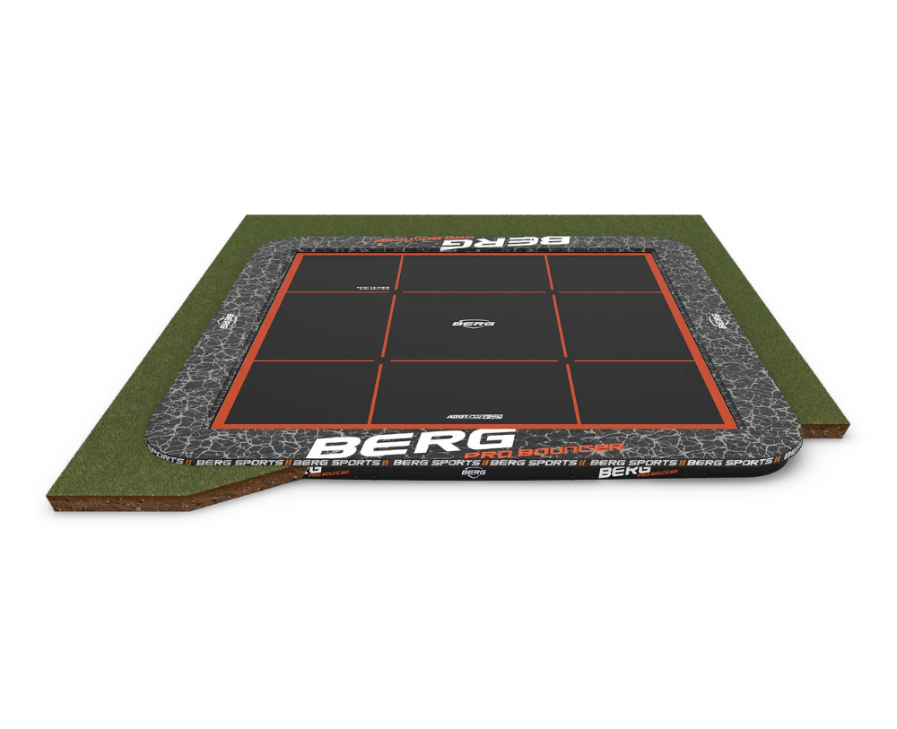 BERG Ultim Pro Bouncer FlatGround | Square Trampoline