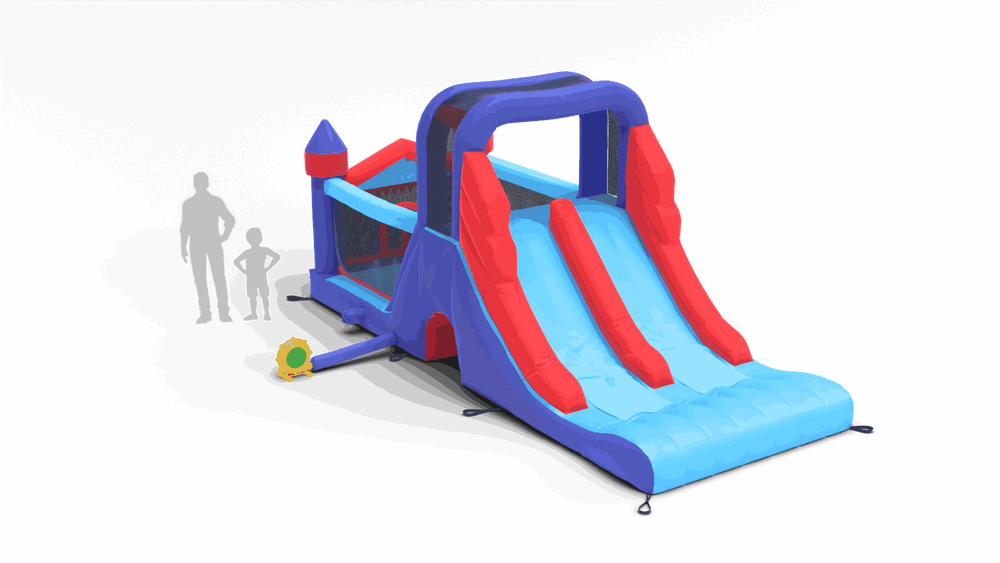 Royal Tower Slide Bounce House, inflatable For Sale