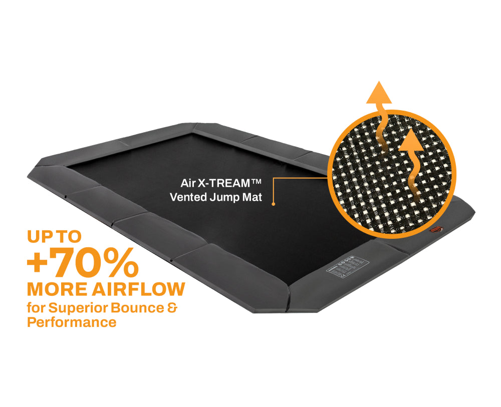 10'x14' Rectangle In-ground Trampoline Cyber Monday Bundle Sale! 25% OFF!